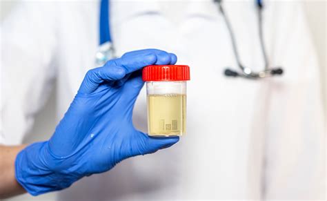 의사의 손에 병 이나 항아리 또는 용기에 시험 또는 분석을 위한 소변 샘플 건강 진단에 대한 스톡 사진 및 기타 이미지 건강 진단 건강관리와 의술 병 Istock
