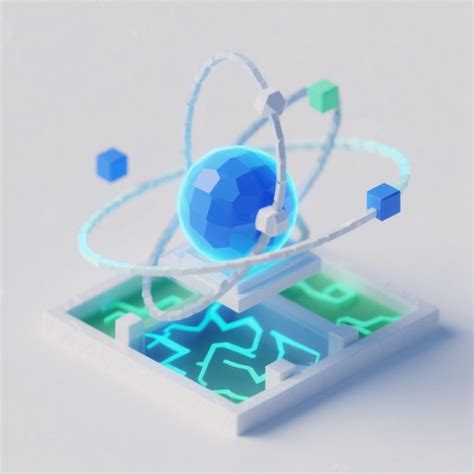 Free Atomic Core Illuminated Image Atomic Nucleus Electron Download At Stockcake