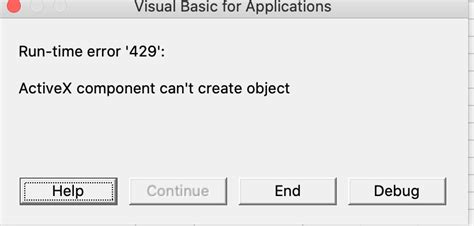Microsoft Excel Macros Vba Create Object Lisy Stack Overflow