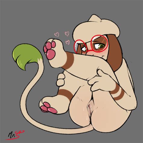 Rule 34 1 1 Anthro Blush Eyewear Female Furry Furry Only Generation 2 Pokemon Genitals Glasses