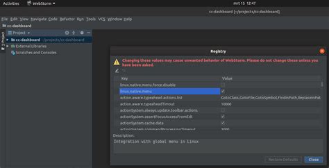 Main Menu Not Showing On Ubuntu Ides Support Intellij Platform Jetbrains