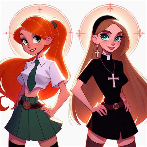 Catholic Schoolgirl Kim Possible And Young Nun 2 By Freivolk On Deviantart