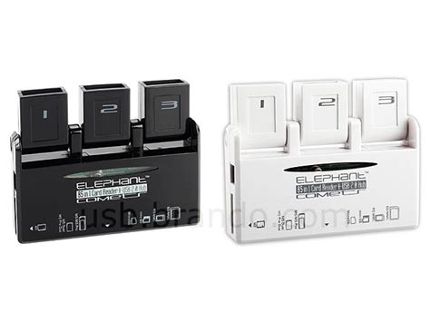 3 Port USB Hub With Card Reader Gadgetsin
