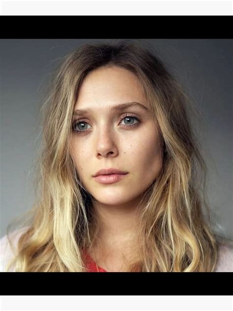Elizabeth Olsen Hot Photo Poster For Sale By Nerdhurdshop Redbubble