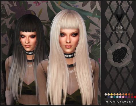 Sims 4 Rebel Hairstyle The Sims Book