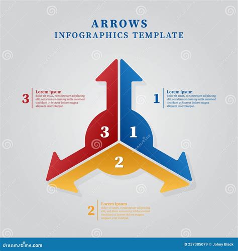 Arrow Process Infographics Design Template Business Concept Infographic With Options Steps