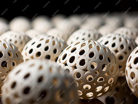 Premium Ai Image Abstract Geometric Black And White Forms On Canvas