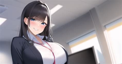 Office Lady Older Girl Thighs Olお姉さん Pixiv