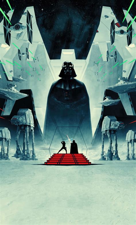 1280x2120 Star Wars Empire Strikes Back 40th Anniversary Poster Iphone
