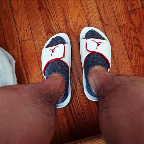 Dép Nike Air Jordan Hydro 3 Retro Slide White Red 854556 103 Authentic Shoes