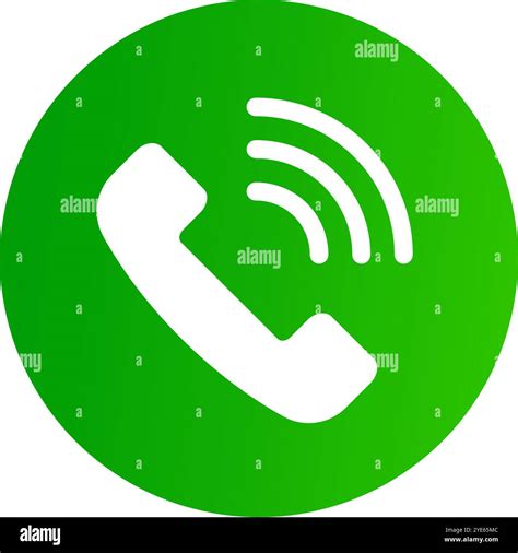 Calling Icon Call Icon Telephone Reception Editable Vector Stock