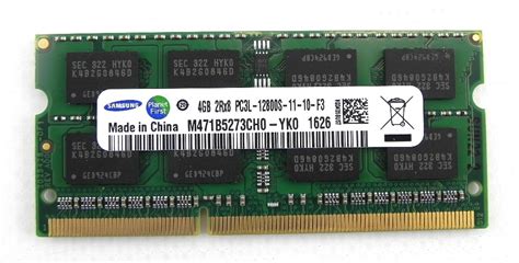 Модуль оперативной памяти Samsung для ноутбука 4gb 2rx8 Pc3l 12800s