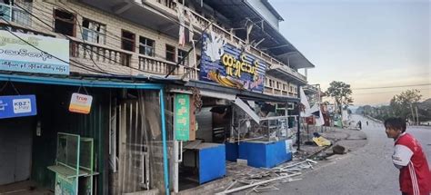 မူဆယ် ၁၀၅ မိုင် ကုန်သွယ်ရေးဇုန်အနီး တိုက်ပွဲဖြစ်ပွားခဲ့ပြီး အရပ်သားနှင့် အဆောက်အဦးအချို့ ထိခိုက