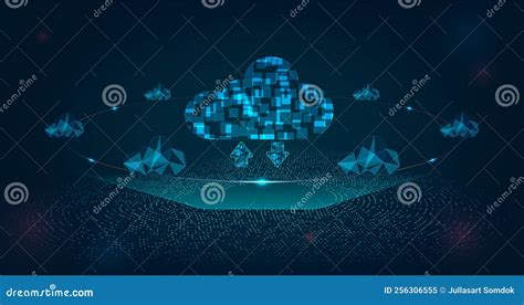 Multiple Cloud Symbol Vector Illustration 2d Cloud 3d Cloud Multi