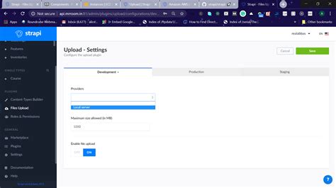 Aws S3 Option Not Showing In Admin Panel · Issue 6119 · Strapistrapi · Github