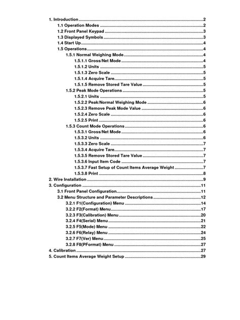 805bs Weighing Indicator Manual Pdf Parameter Computer Programming Computing