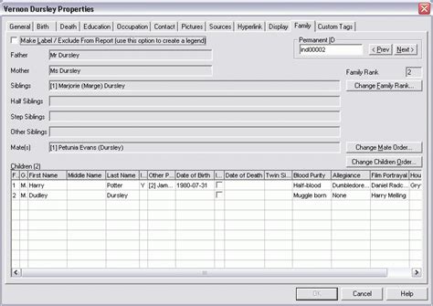 Individual Report Property Genopro Help
