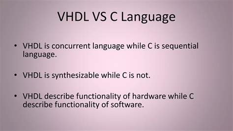 Vhdl Summer Training Ppt Ppt