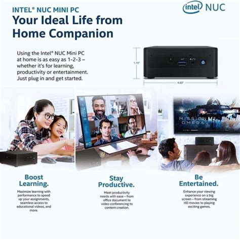 Intel NUC 11 Core I7 Performance Kit Mini PC 11th Gen