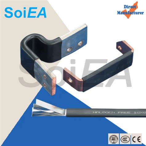 Copper Busbar High Current Braided Busbar Aluminum Connector Soft Connection Flexible Bare