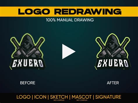 redraw vectorize trace and recreate your logo or sketch upwork