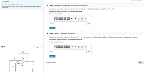 Solved Learning Goal To Analyze Noninverting Op Amp