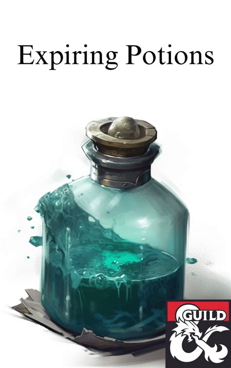 Expiring Potions Variant Rule Dungeon Masters Guild Drivethrurpg