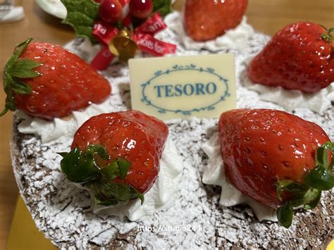 판교 데조로의집 크리스마스 케이크 초코딸기 생크림