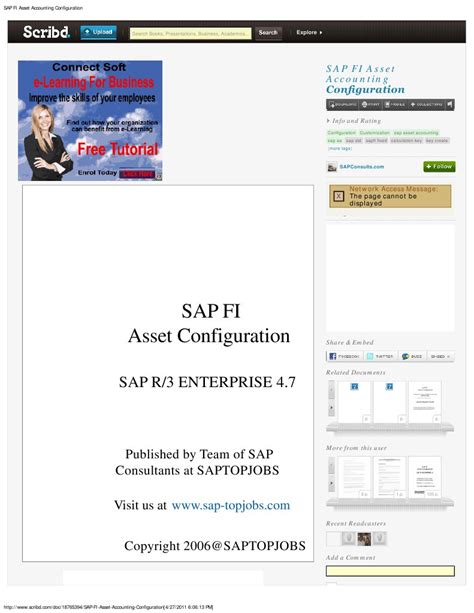 Sap Fi Asset Accounting Configuration Pdf Scribd Hypertext