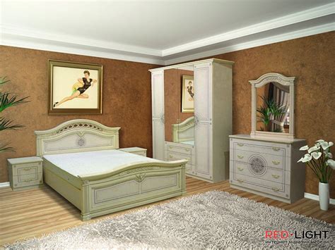 Спальня 6Д Диана Мир Мебели Redlight