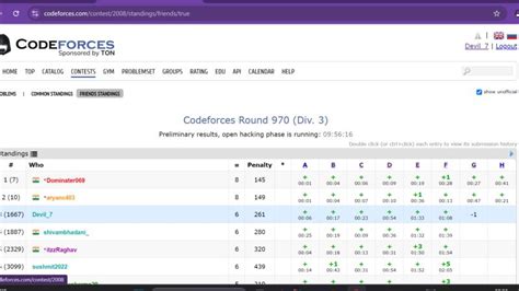 today participated in codeforces 970 div 3 round from alt account got