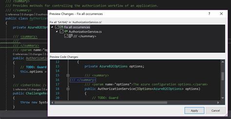 Sa1642 Creates Empty Content · Issue 2686 · Dotnetanalyzersstylecopanalyzers · Github