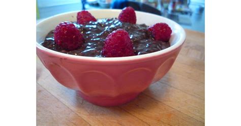 Chocolate Raspberry Chia Seed Pudding