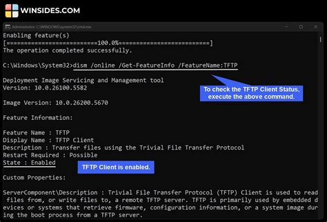 Enable TFTP Client On Windows 11 Using CMD PowerShell Winsides Com Enable TFTP Client On Windows 11 Using CMD PowerShell Winsides Com