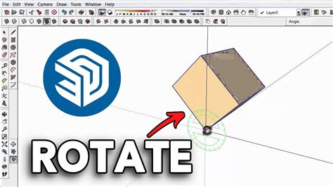 How To Rotate Objects In Sketchup Easy Guide Youtube