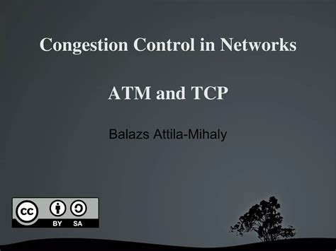 Congestion Control In Computer Networks Atm And Tcp Odp