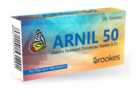 Arnil 50mg Tablets 20s Time Medical