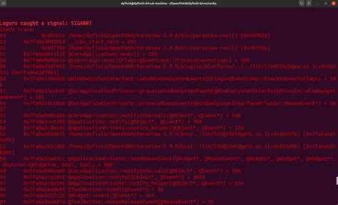 Openfoam9调用paraview5 9