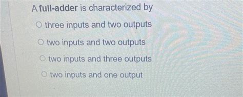 Solved A Negative Binary Number Is Represented By A A 0