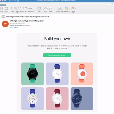 Html Email Microsoft Outlook Unique Layout Information Design Web Design Inspiration