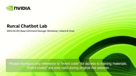 Use Nvidia Base Command Manager And Runai To Fuel Your Ai Superpowers Dlit71684 Gtc 2025