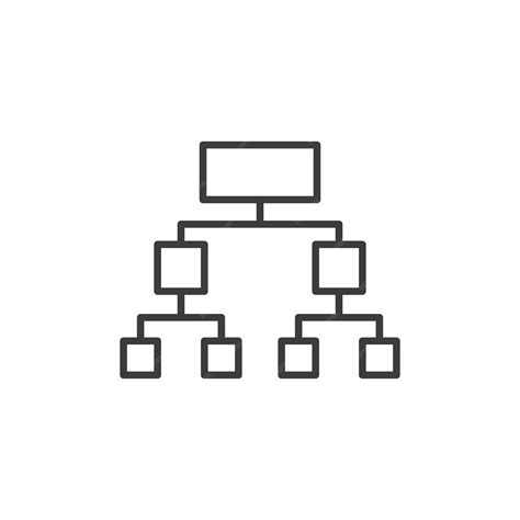 Premium Vector Classification Line Icon Isolated On White Background