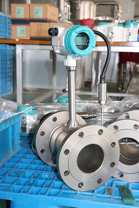 Temperature And Pressure Compensation 2 Wire Integrated Vortex Flow Meter Qandt Instrument Co Ltd