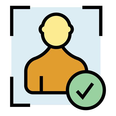 Biometric Identification Icon Vector Flat 26607049 Vector Art At Vecteezy