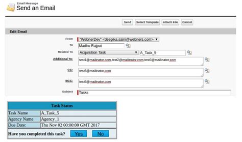 Open Send Email Form On Custom Button Click In Salesforce Webner Blogs
