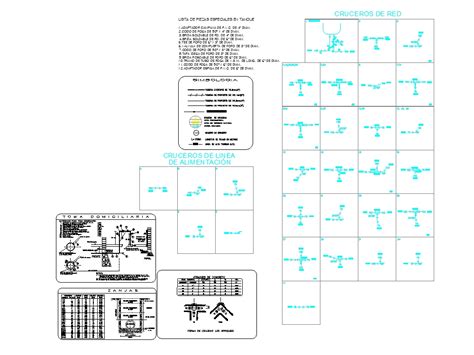 Symbols Red Water In AutoCAD CAD Download KB Bibliocad