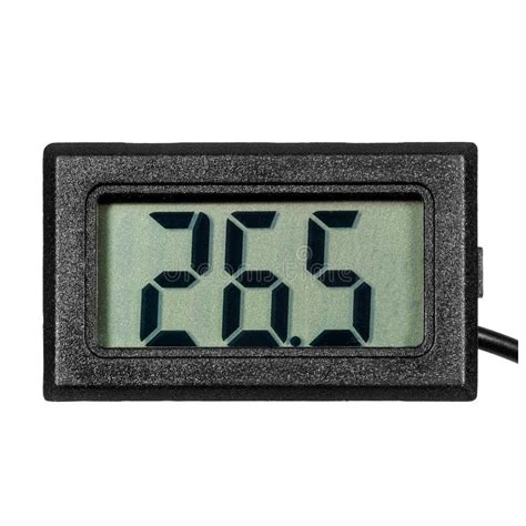 Digital Thermo Hygrometer With Numbers On The LCD Display Stock Image Image Of Industrial