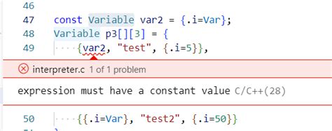 C Vsc Gives Expression Must Have A Constant Value Error Despite Using Const Stack Overflow