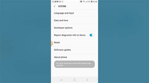 How To Enable Developer Options Android Youtube