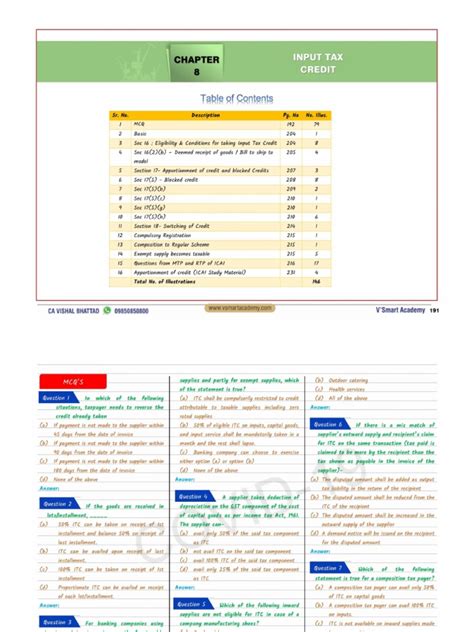 Chapter 8 Itc Pdf Pdf